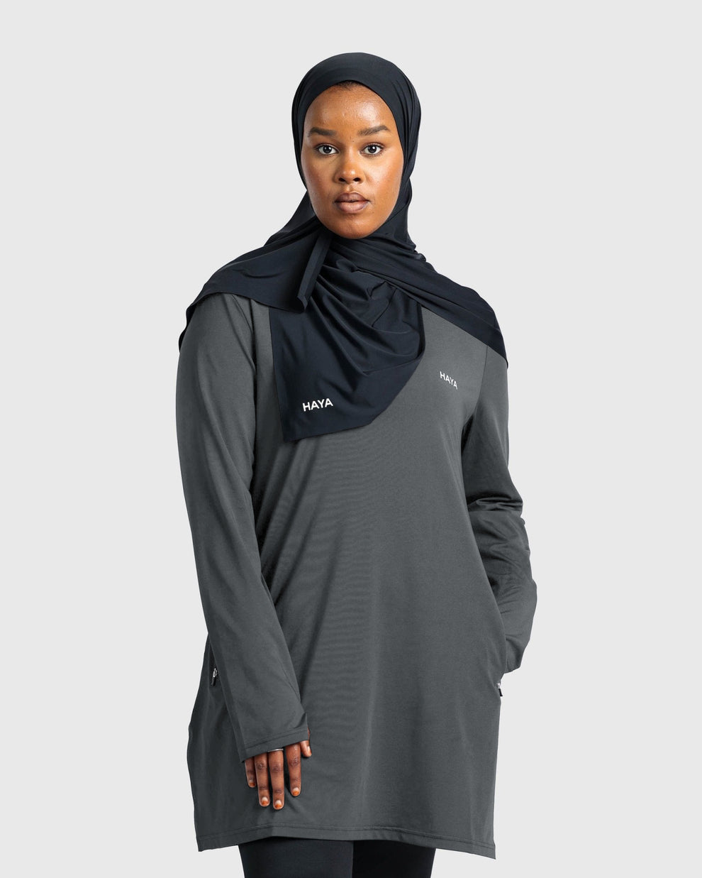 Essential Training Top - Charcoal Grey – HAYA | US